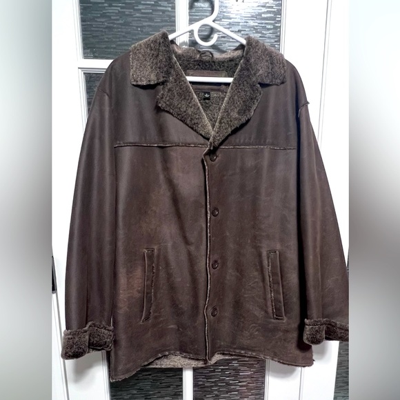 Murano | Jackets & Coats | Murano Brown Leather Coat | Poshmark